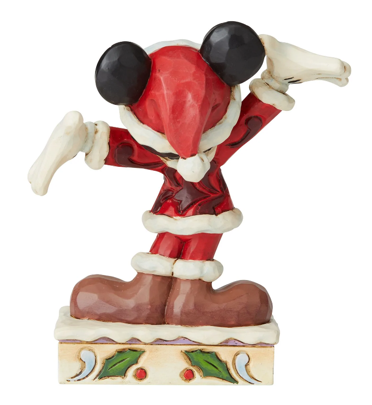 Jim Shore - Mickey Mouse Splended Season Figurine - Christmas KZN