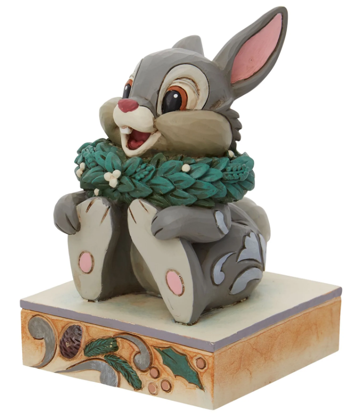 Jim Shore - Christmas Thumper Personality Pose Figurine - Disney ...